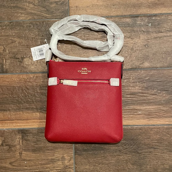 Coach | Bags | Coach Red Crossbody Bag | Poshmark